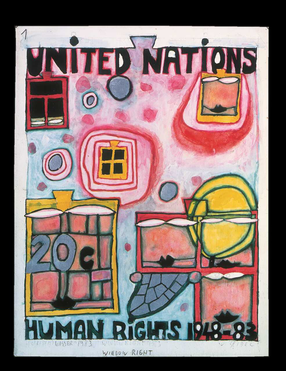 Hundertwasser - WINDOW RIGHT
