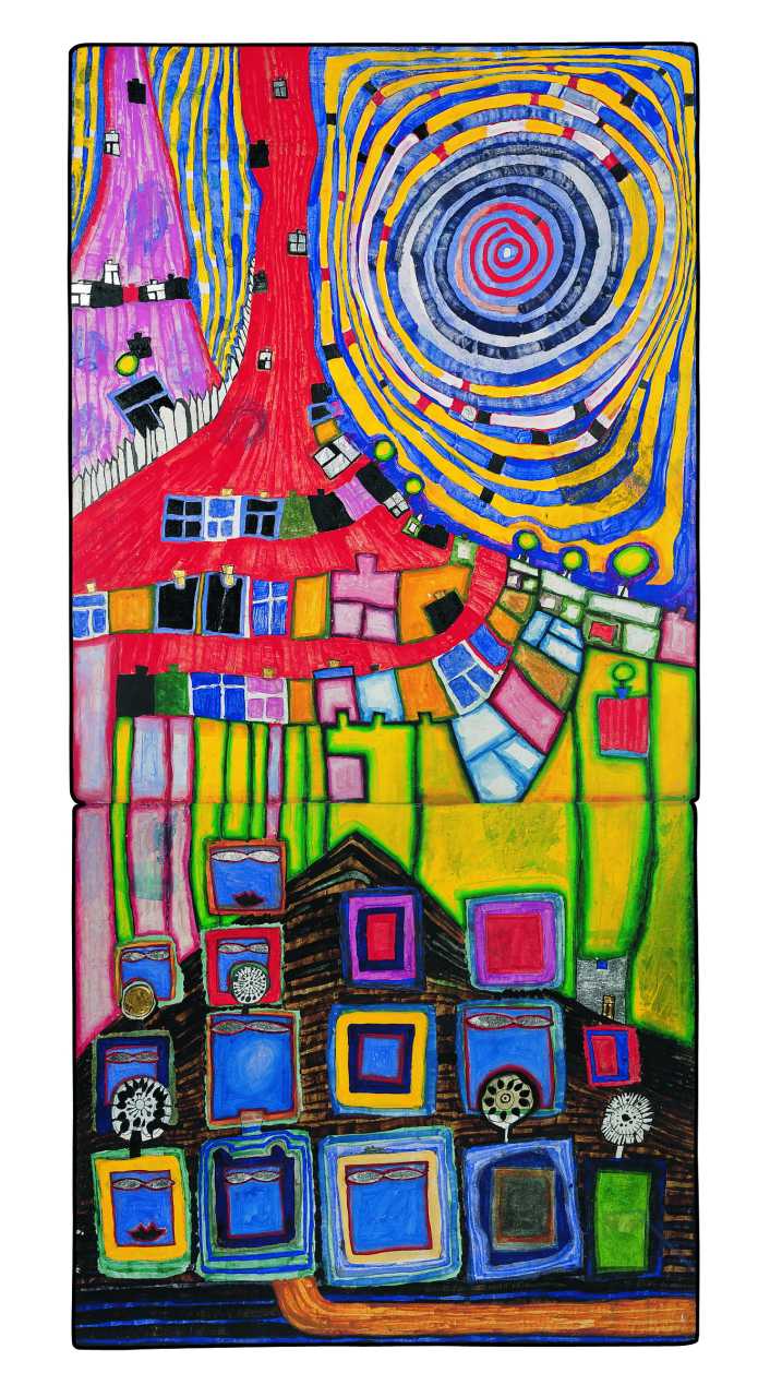 Hundertwasser - MOUNTAIN CLIMBING WINDOWS