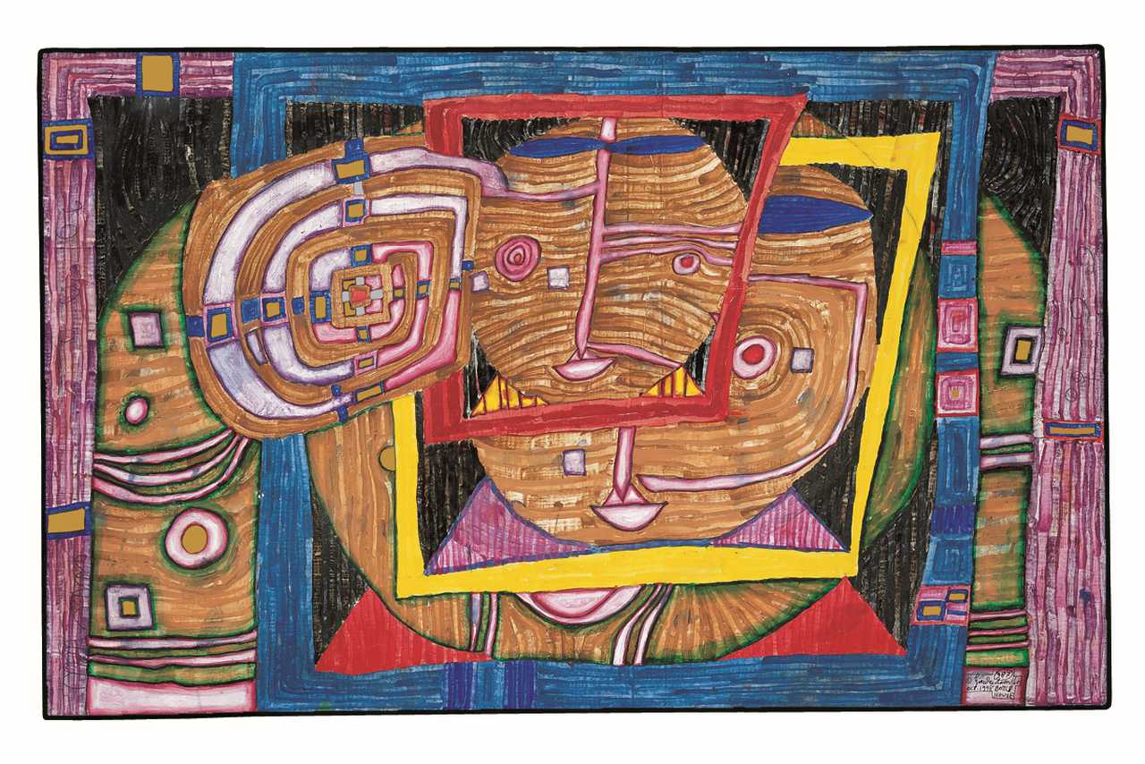 Hundertwasser - HIDING WINDOWS